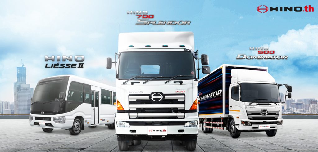 ฮีโน่เปิดตัว Hino 500 Dominator -Hino 700 Splendor SR และมินิบัส Hino ...